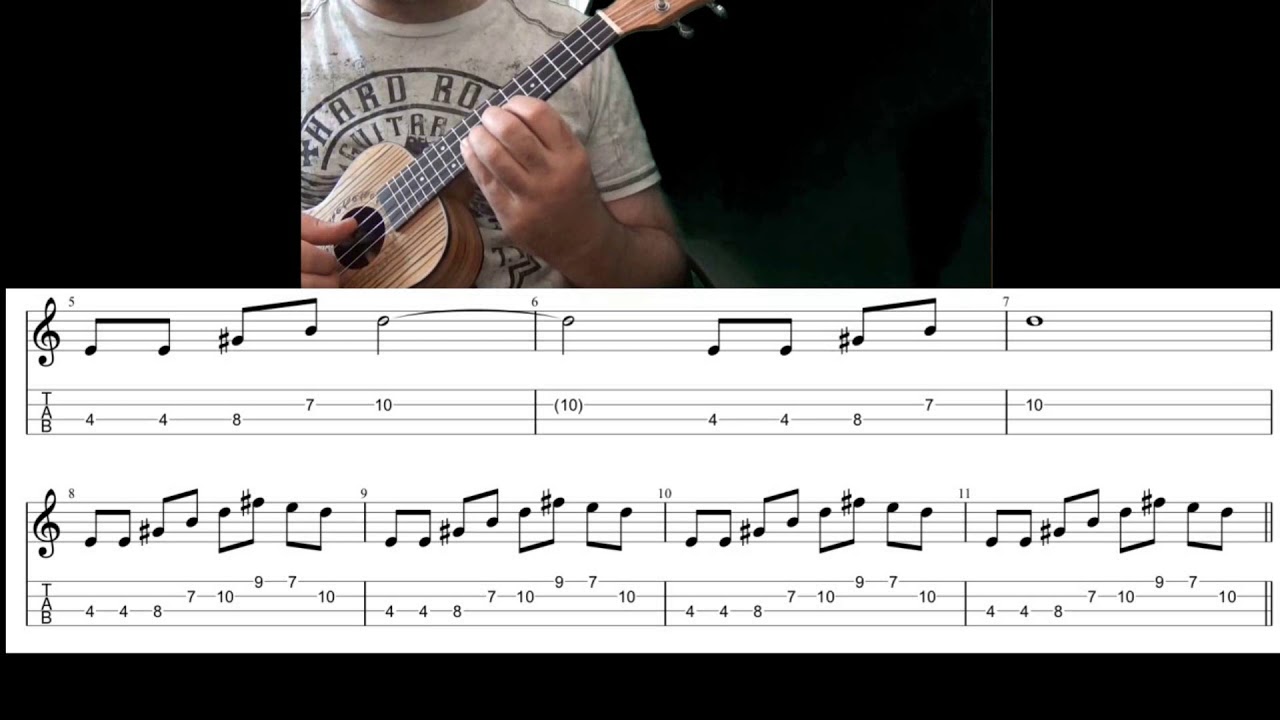 Riff of the day - How to play "Pretty Woman" (Ukulele) - YouTube