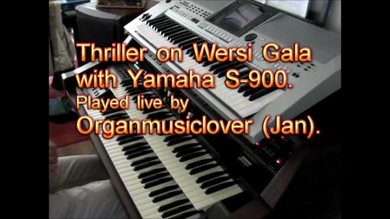 Thriller on Wersi Gala and Yamaha S-900 - YouTube