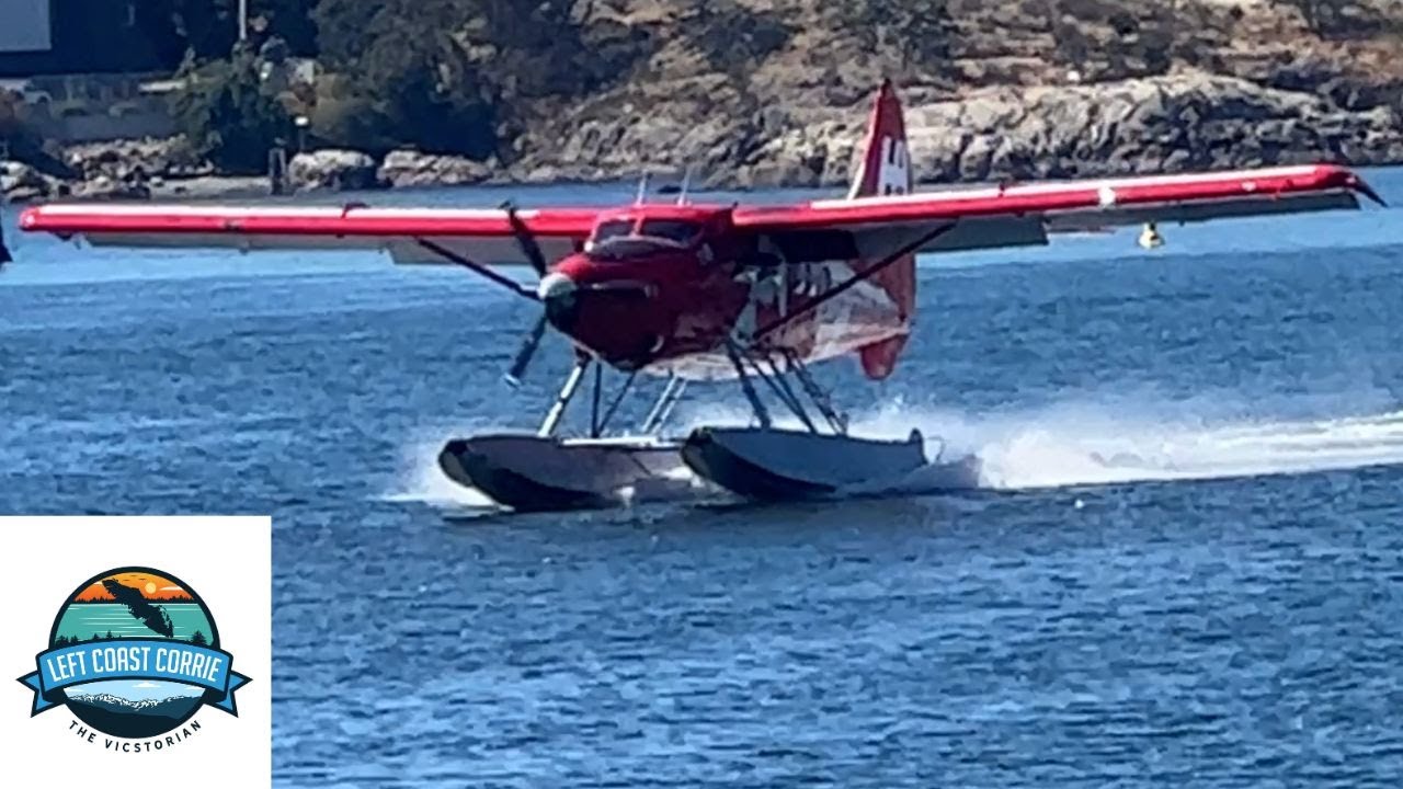 2 Otters Land-A Twin Otter A Beaver & An Otter Take off at Victoria ...