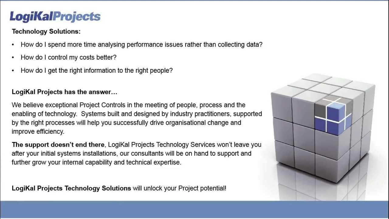 LogiKal Projects: We will make your Project Controls work. - YouTube