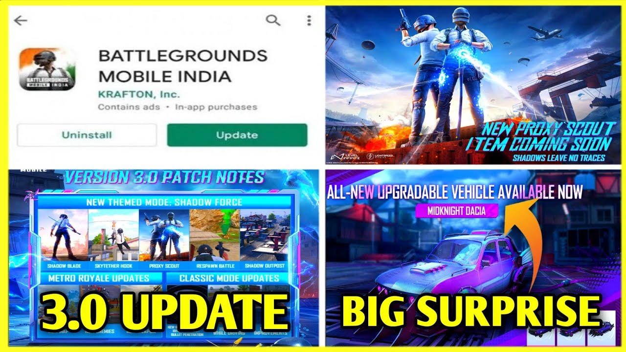 BGMI 3.0 NEW UPDATE | OFFICIAL RELEASE DATE HINTS😍 | BIG SURPRISE ...