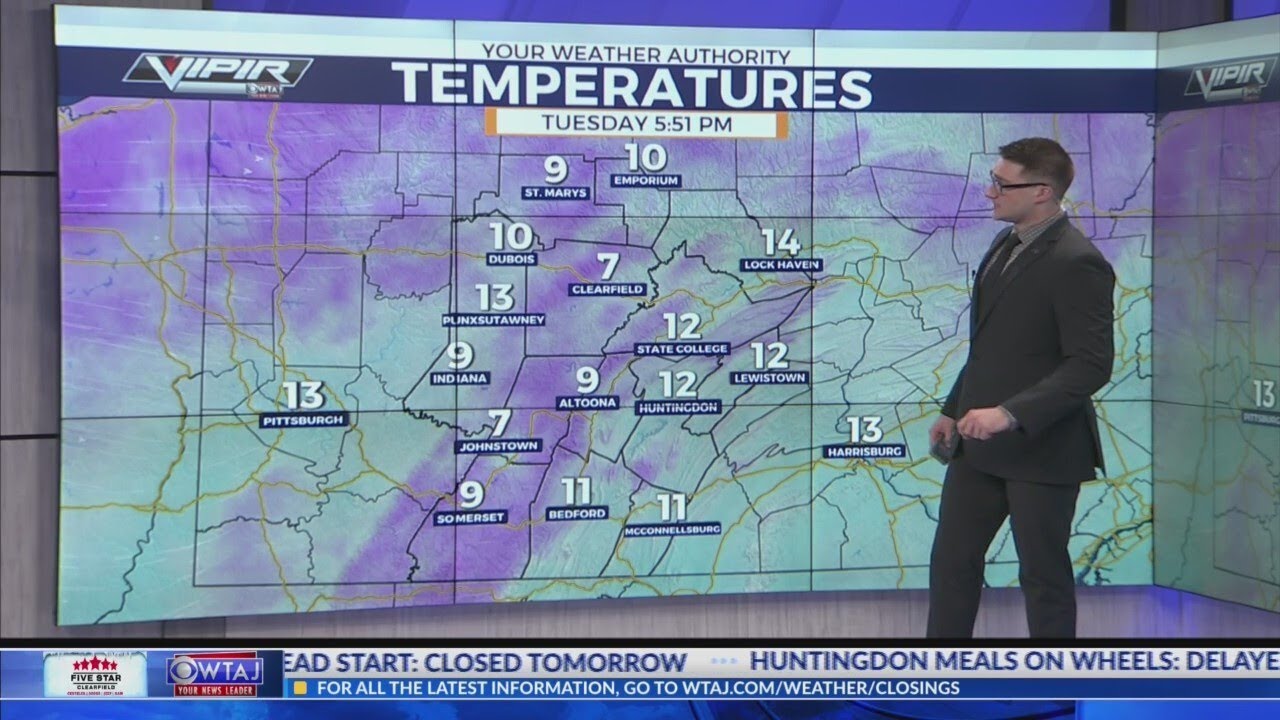Tuesday Jan 21 Evening Weather - YouTube