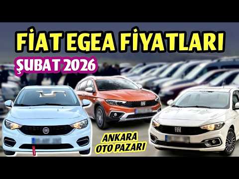 2. EL FİAT EGEA FİYATLARI - Şubat 2026 | Sahibinden İkinci El Egea ve Cross Fiyatları ve Piyasası