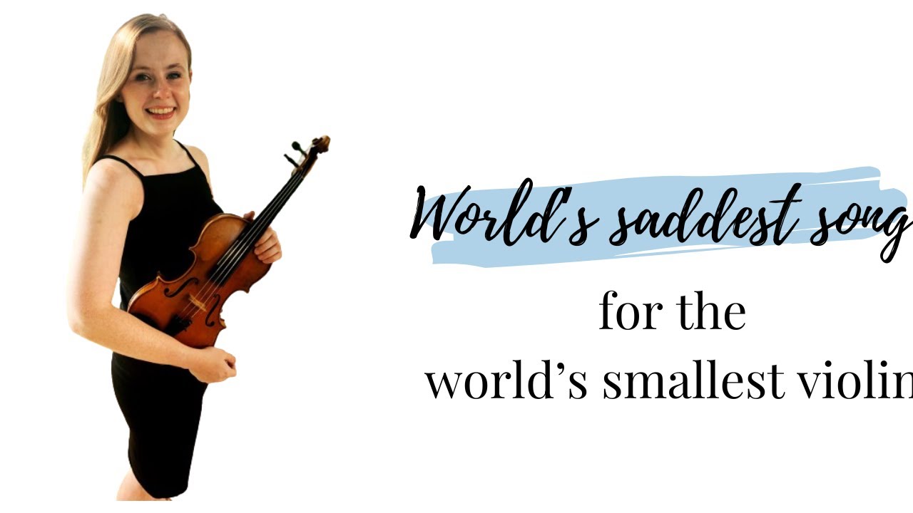 World's Saddest Song for the World's Smallest Violin #violin #music # ...