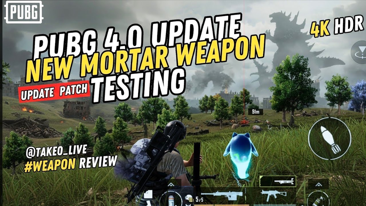 HOW TO USE MORTAR IN PUBG | NEW MORTAR IN PUBG MOBILE | PUBG MOBILE 4.0 ...