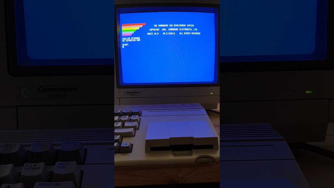 Commodore 65 schermata iniziale - YouTube