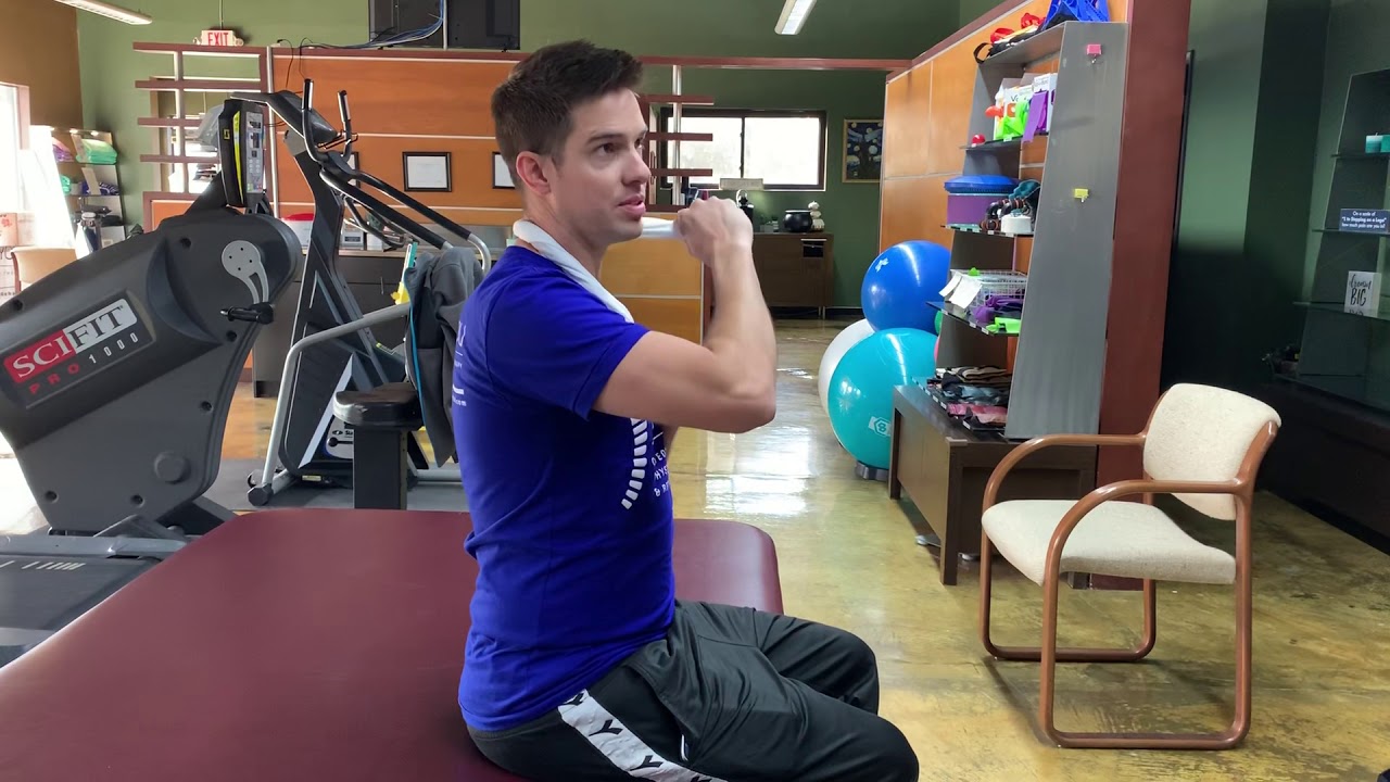 Exercises for Neck Pain Mulligan Cervical Rotation SNAG - YouTube