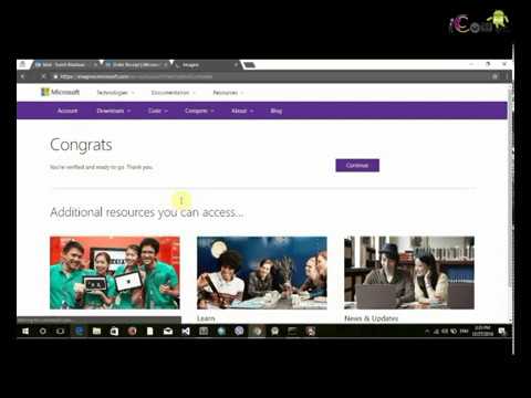 Activating Azure for students-Microsoft Imagine Account - YouTube