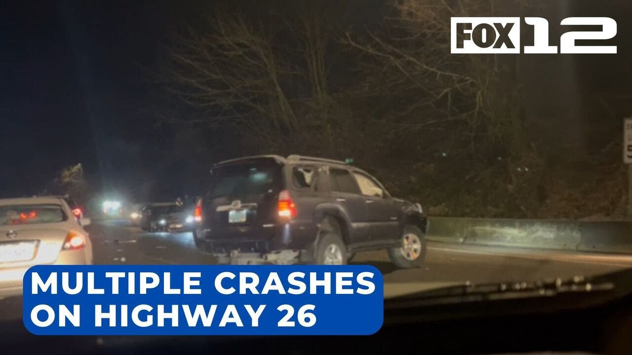 Police respond to multiple crashes on Hwy 26; motorcyclist wanted after ...