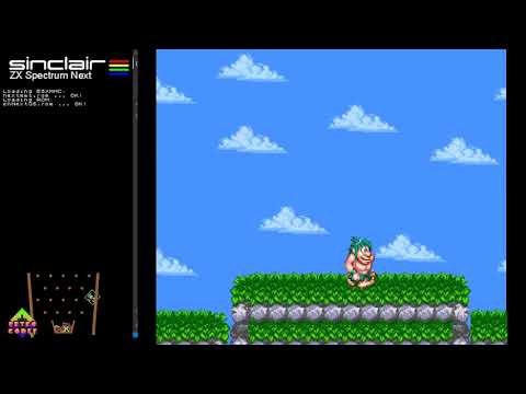 ZX Next Game Dev - Caveman Ninja - Lots of Viewers!!! (Slow coding ...