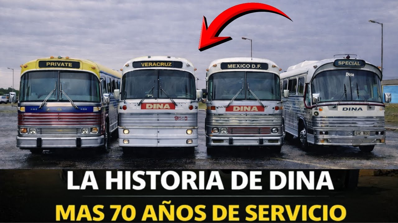 LA HISTORIA DE AUTOBUSES DINA MÁS DE 70 AÑOS EN MOVIMIENTO HAZ VIAJADO ...