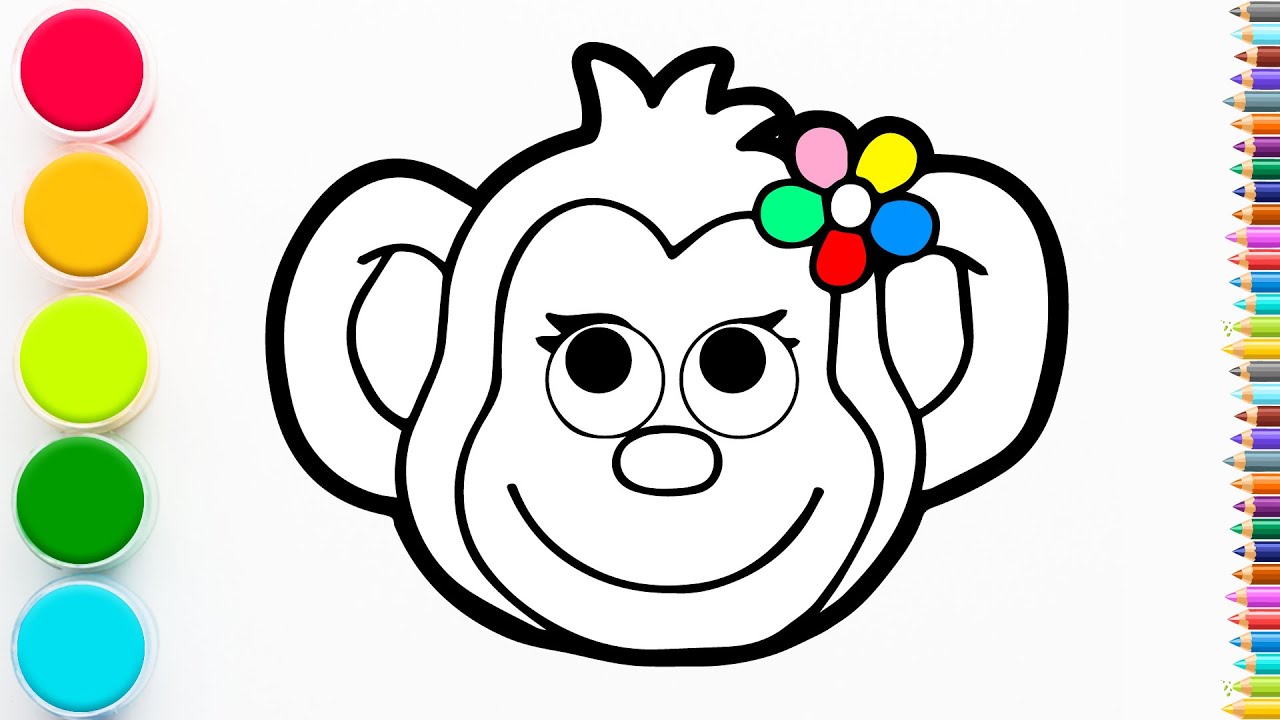 How to Draw a Monkey | Step by Step - YouTube