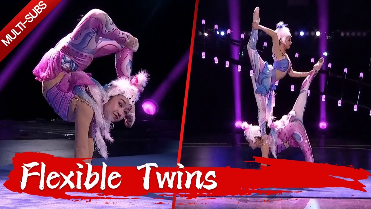 Twin sisters' impressive contortion show | Amazing Chinese - YouTube