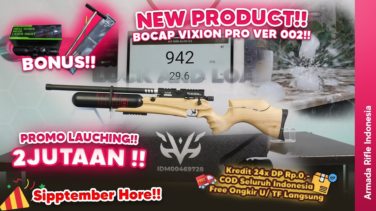 BOCAP 2JUTAAN PAKET FULLSET TERMURAH!! PCP BOCAP VIXION PRO VER 002 500CC - YouTube