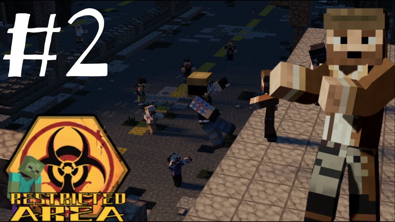 Restricted Area - THE MAJOR IS CRAZY?! S1#2 (Minecraft zombie roleplay ...