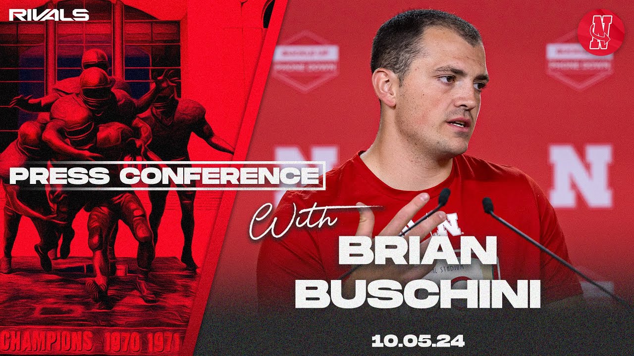 Nebraska Football: Brian Buschini press conference after win over ...
