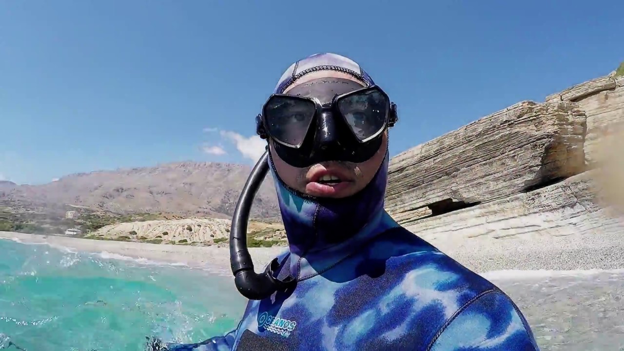 Freediving Crete, June 2017 - YouTube