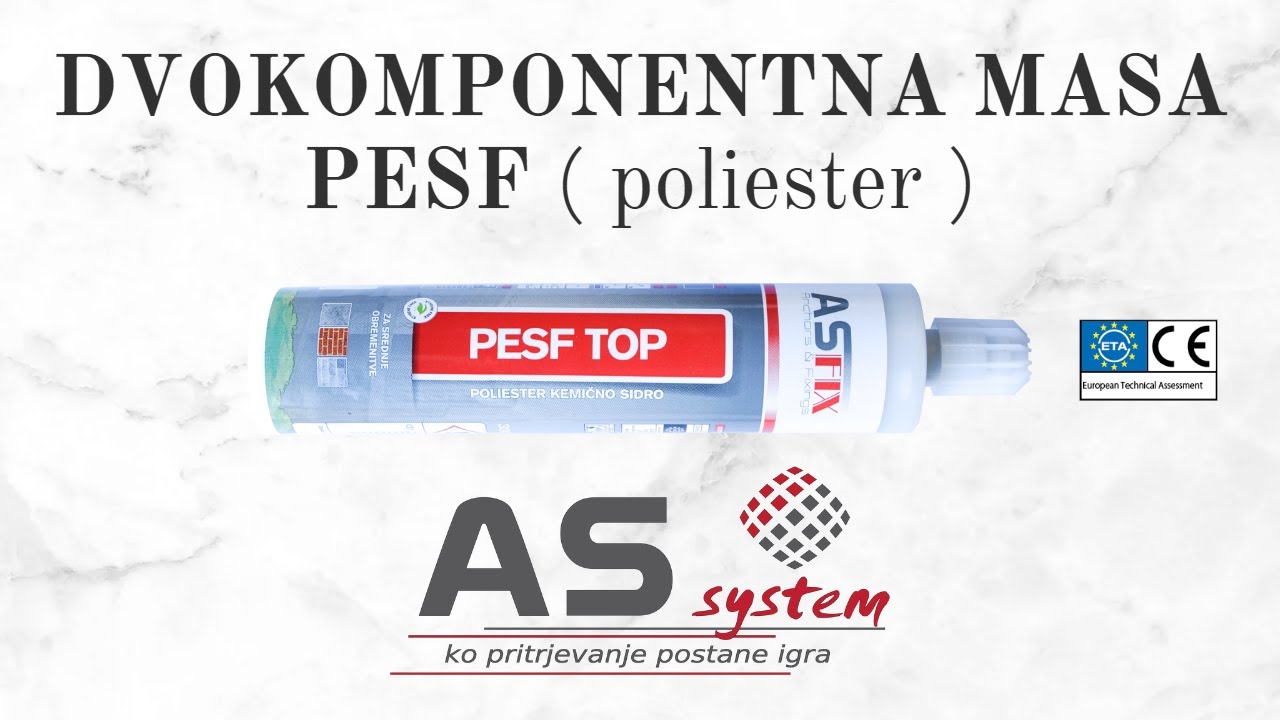 AS SYSTEM | PESF | DVOKOMPONENTNA MASA PESF ( Poliester ) - YouTube