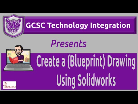 Create a Drawing (Blueprint) Using Solidworks - YouTube