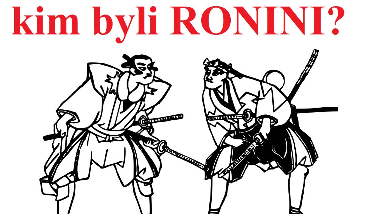 Kim byli RONINI? - historia JAPONII - YouTube