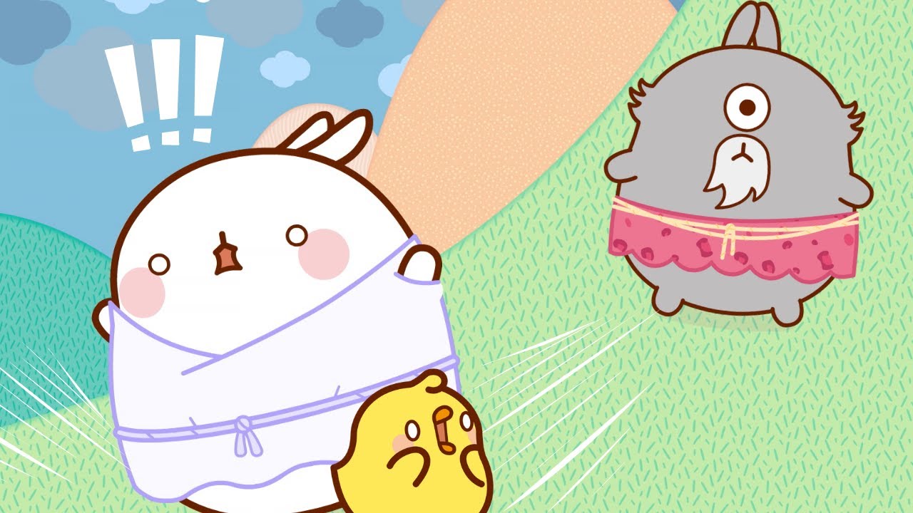 Molang and Piu Piu meet a REAL CYCLOPS 👁️| Funny Compilation For kids ...