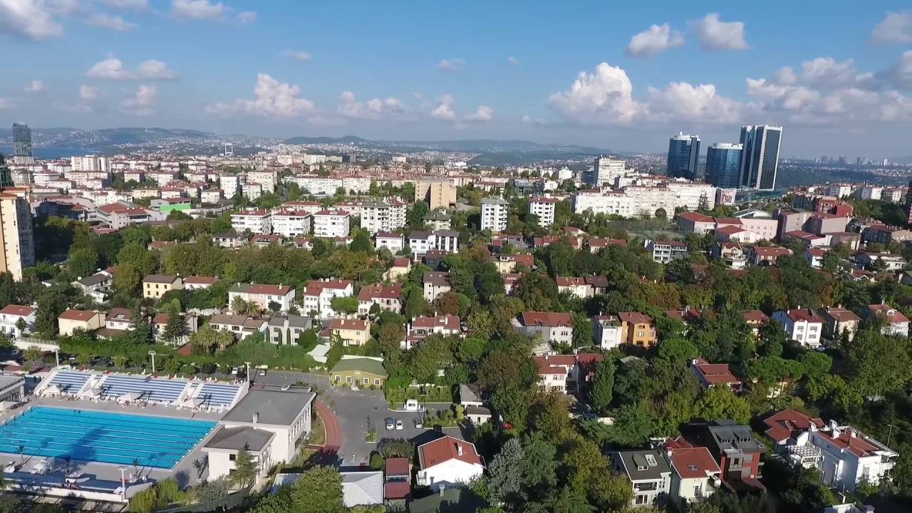 İstanbul Levent, Turkey Drone footage... Captured by DJI Phantom 4 ...