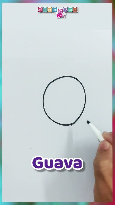 How to Draw a Guava | Easy Step-by-Step Drawing Tutorial for Beginners I Guava Juice I Guava ...