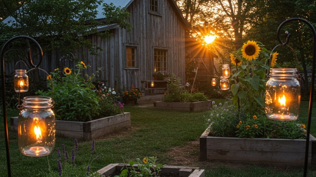 7 Rustic Farmhouse Garden Ideas for Small Yards | Simple Backyard ...
