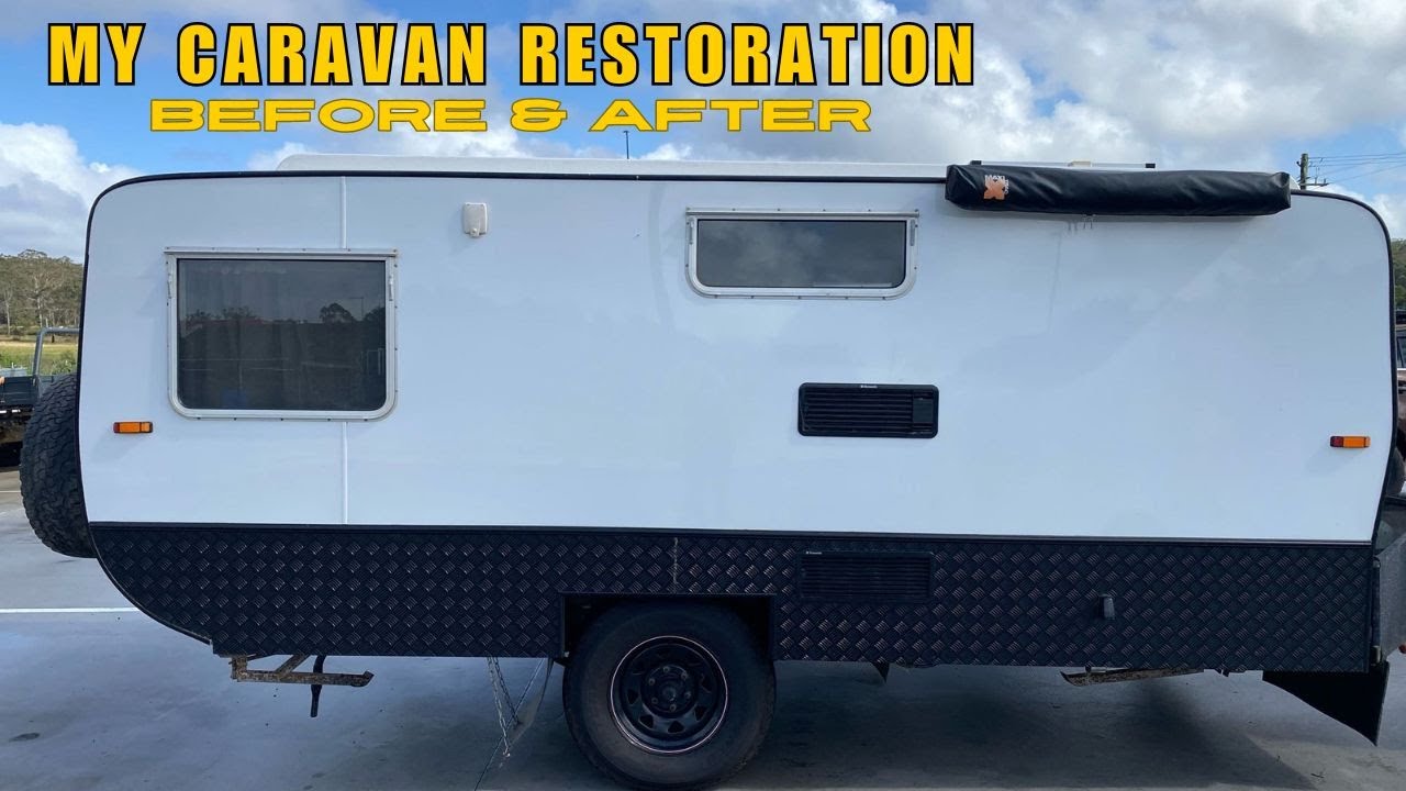 DIY Caravan Restoration - Renovation Highlights (Before & After) - YouTube
