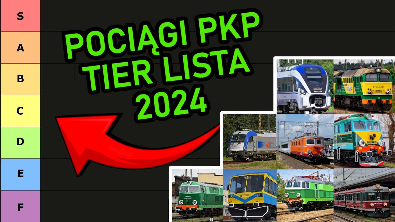 WIELKA TIER LISTA POLSKICH POCIĄGÓW PKP 2024! - YouTube