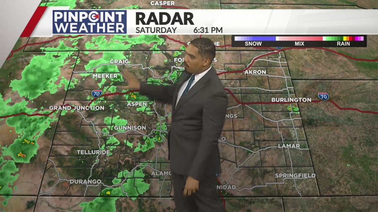 Denver weather: Summer heat continues with mostly dry conditions - YouTube
