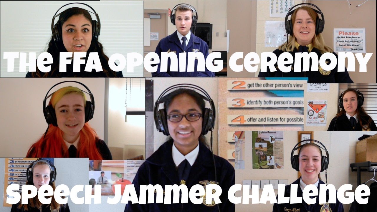 The FFA Opening Ceremony Speech Jammer Challenge - YouTube