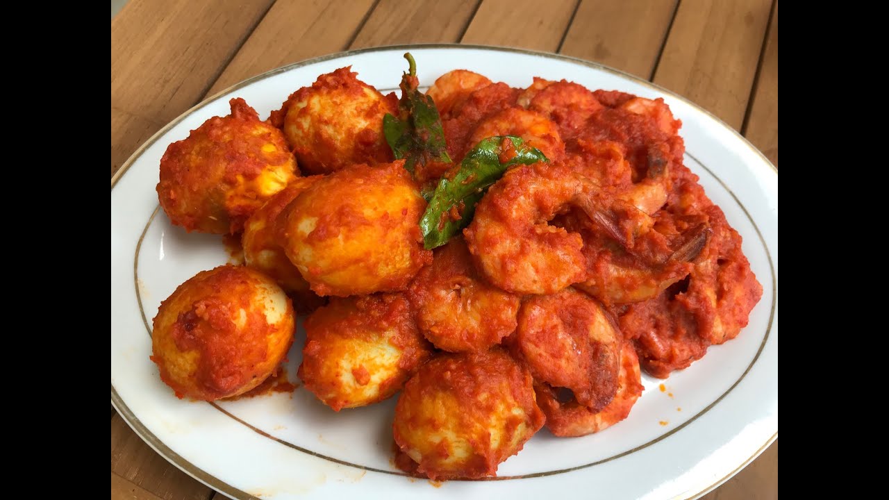 Tips Telor Balado Merah Merona Menor Tidak Bau Langu - YouTube