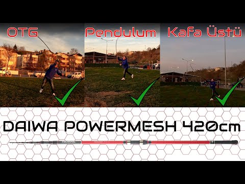 Daiwa Powermesh Olta Kamışı Dayanıklık Testi / OTG ✅ Pendulum ✅ Kafa Üstü ✅ / Bana mısın Demedi