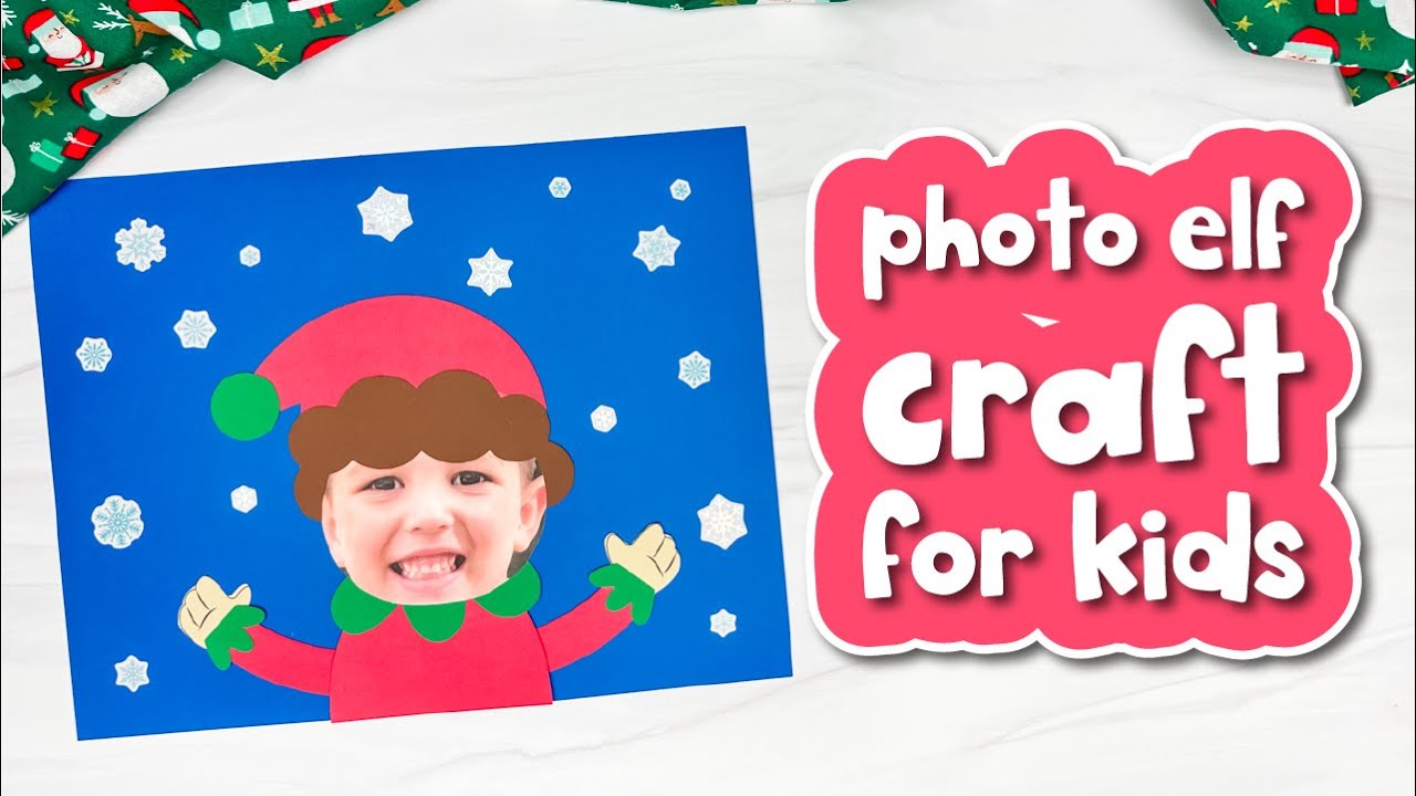 Elf Photo Craft For Kids - YouTube