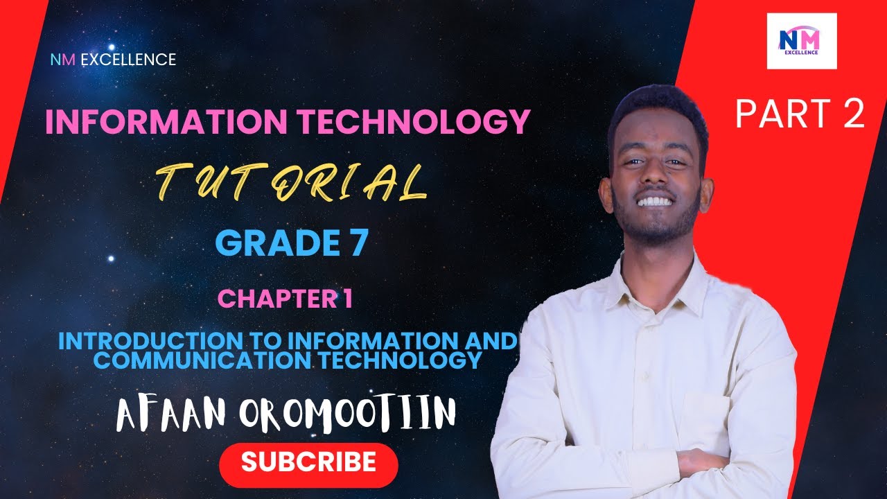 IT || INFORMATION TECHNOLOGY FOR GRADE 7 CHAPTER 1 PART 2 - YouTube