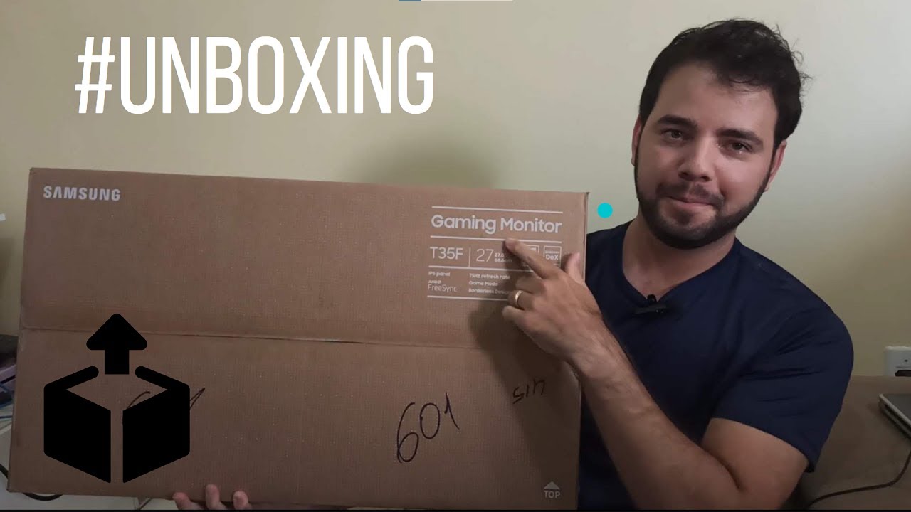 #Unboxing do Meu Novo Monitor T35F Samsung 27 polegadas Gamer. - YouTube