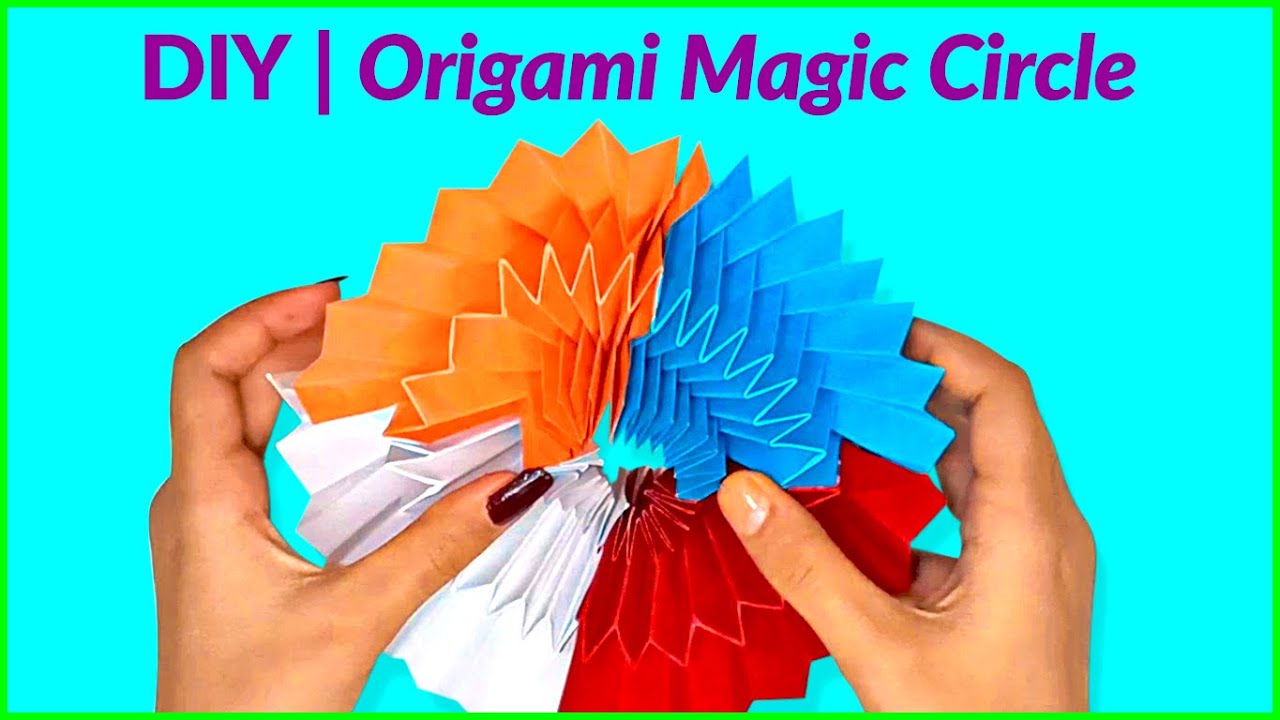 Origami Magic Circle | ChiYaRa | DIY Fun & Craft - YouTube
