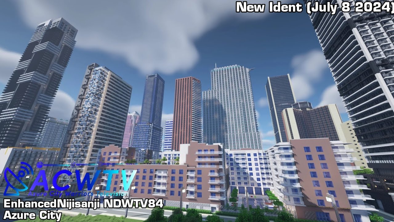 AzureCityWarriorsTV EnhancedNijisanji NDWTV84 Azure City New Ident ...