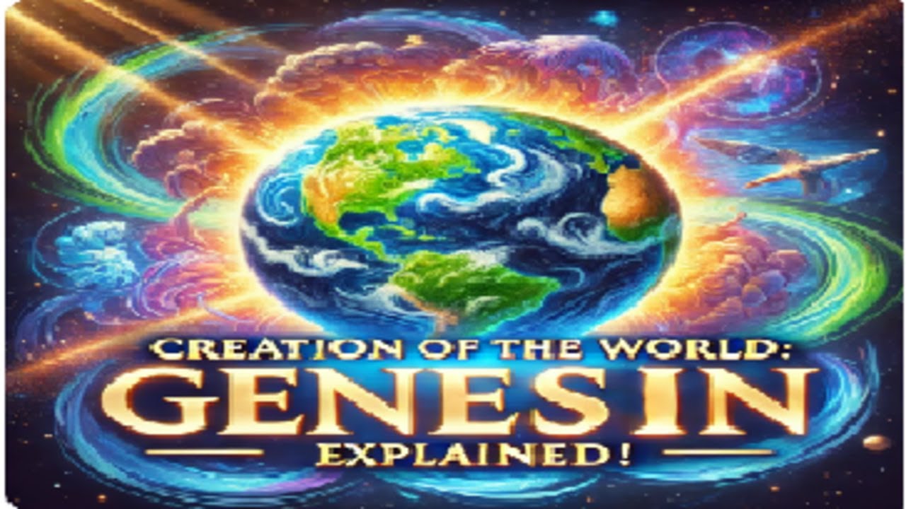 GENESIS 1: CREATION OF THE WORLD EXPLAINED | Biblical Insights!# ...