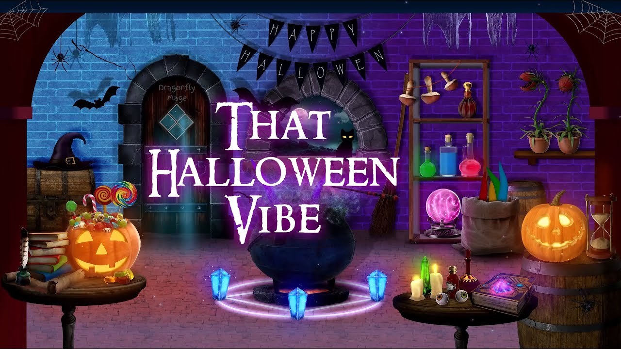 That Halloween Vibe 🔮 ASMR autumn witch Halloween ambience 🎃 (magic ...