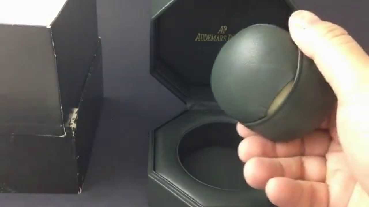 LUXURY WRIST WATCH BOXES - The Audemars Piguet Royal Oak Box - YouTube