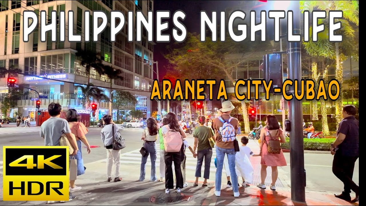Araneta City Cubao at Night | Philippines Walking Tour 4K HDR - YouTube