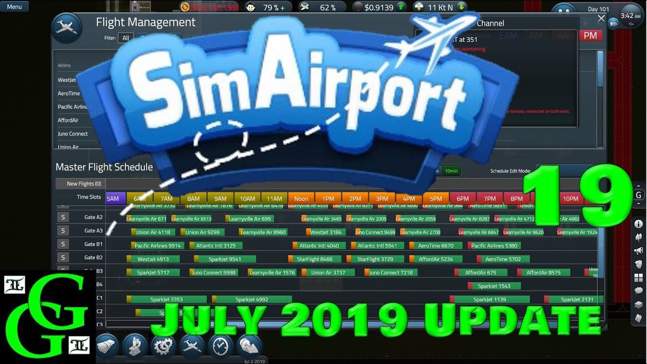 Sim Airport Detail Flight Management July 2019 Update Part 19 - YouTube