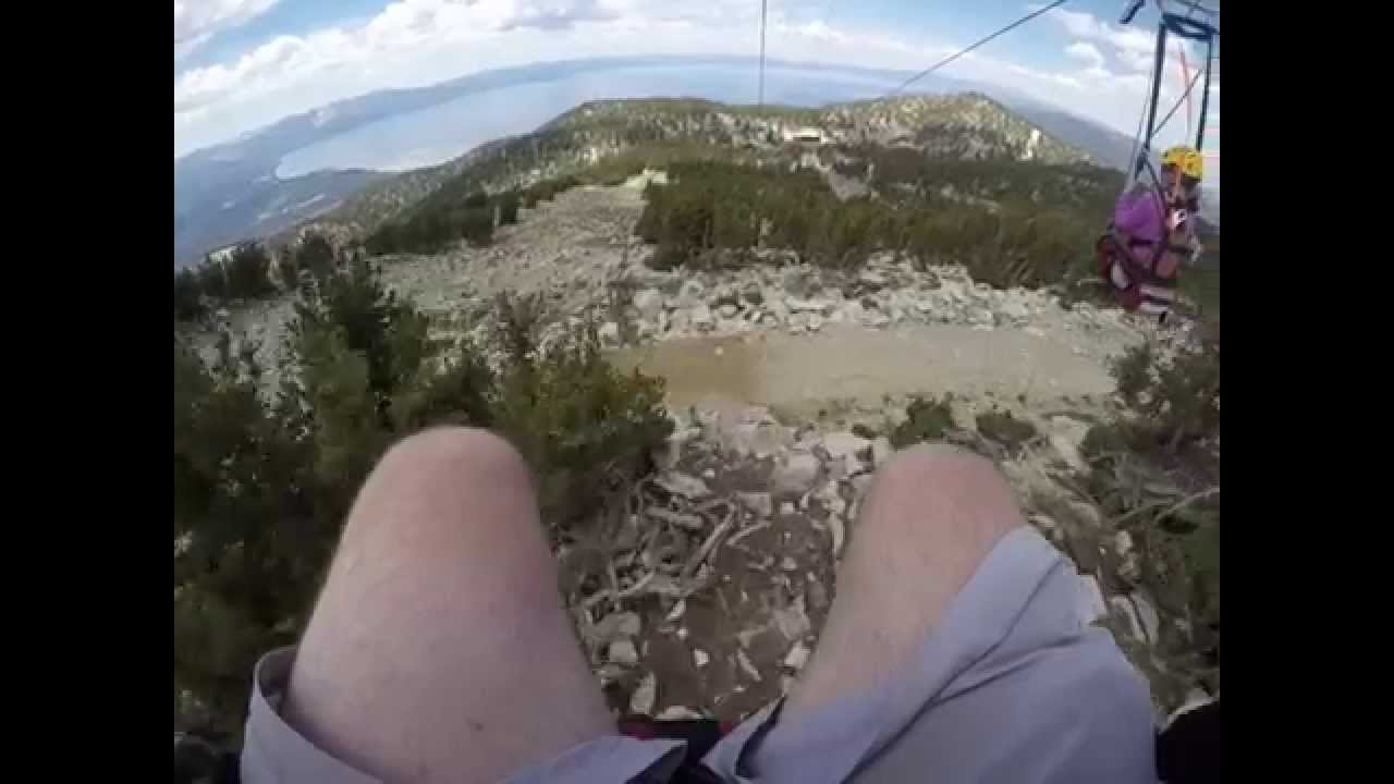 Blue Streak Zip Line Lake Tahoe - YouTube