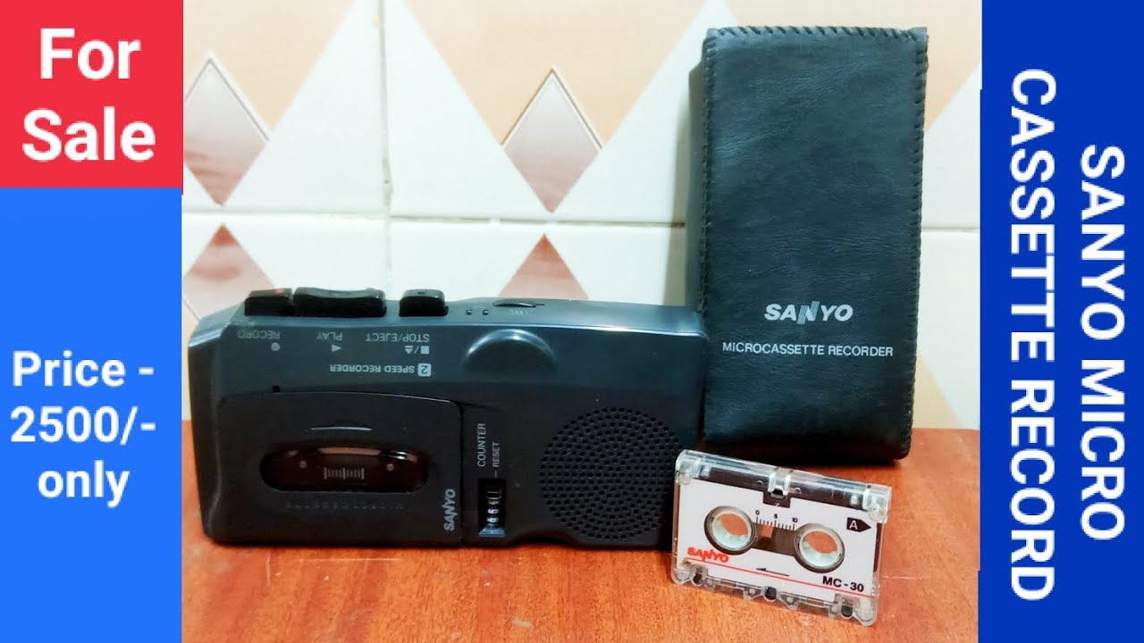 SANYO MINI CASSETTE RECORD Nice Performance Contact No - 8750424840 ...