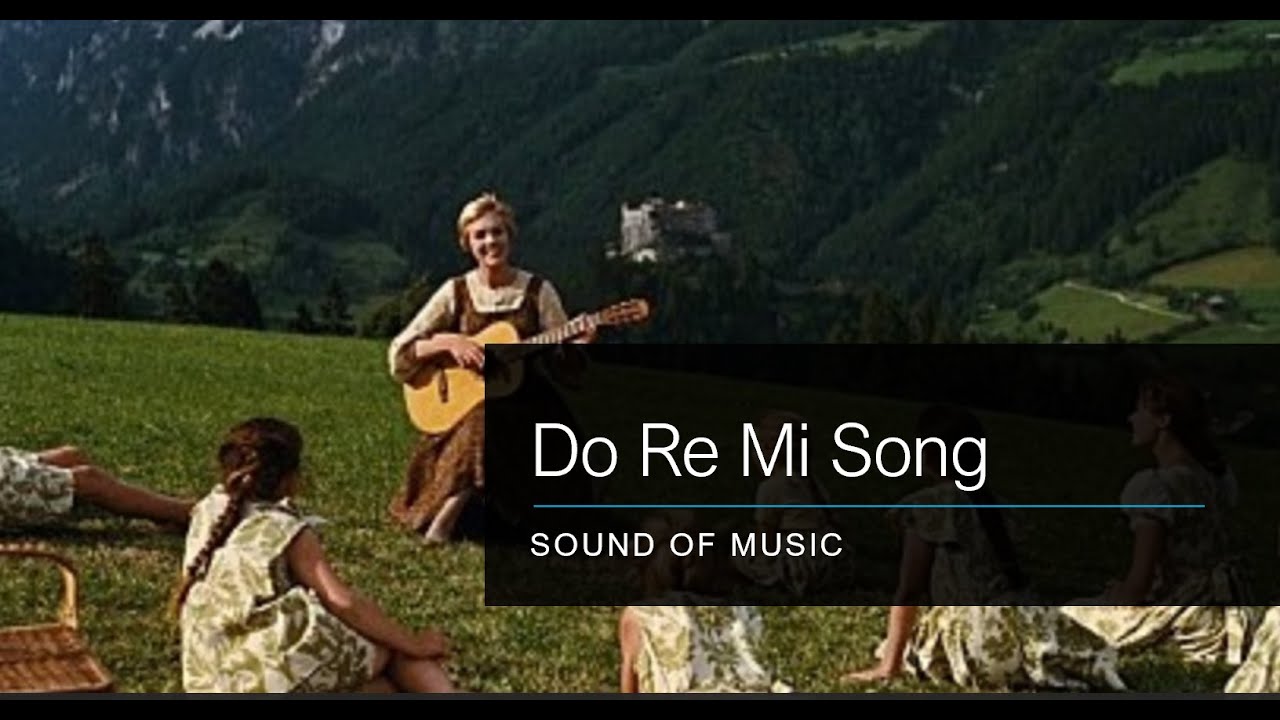 [함께 불러요] Sound of music Do Re Mi Song 도레미 송 - YouTube