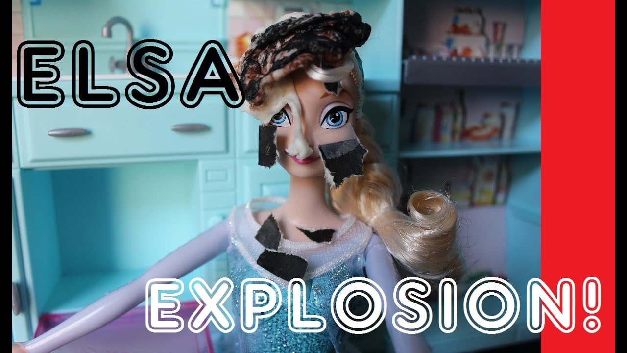 FROZEN ELSA Party turns into an EXPLOSION |Disney Kids Toys Princess ...
