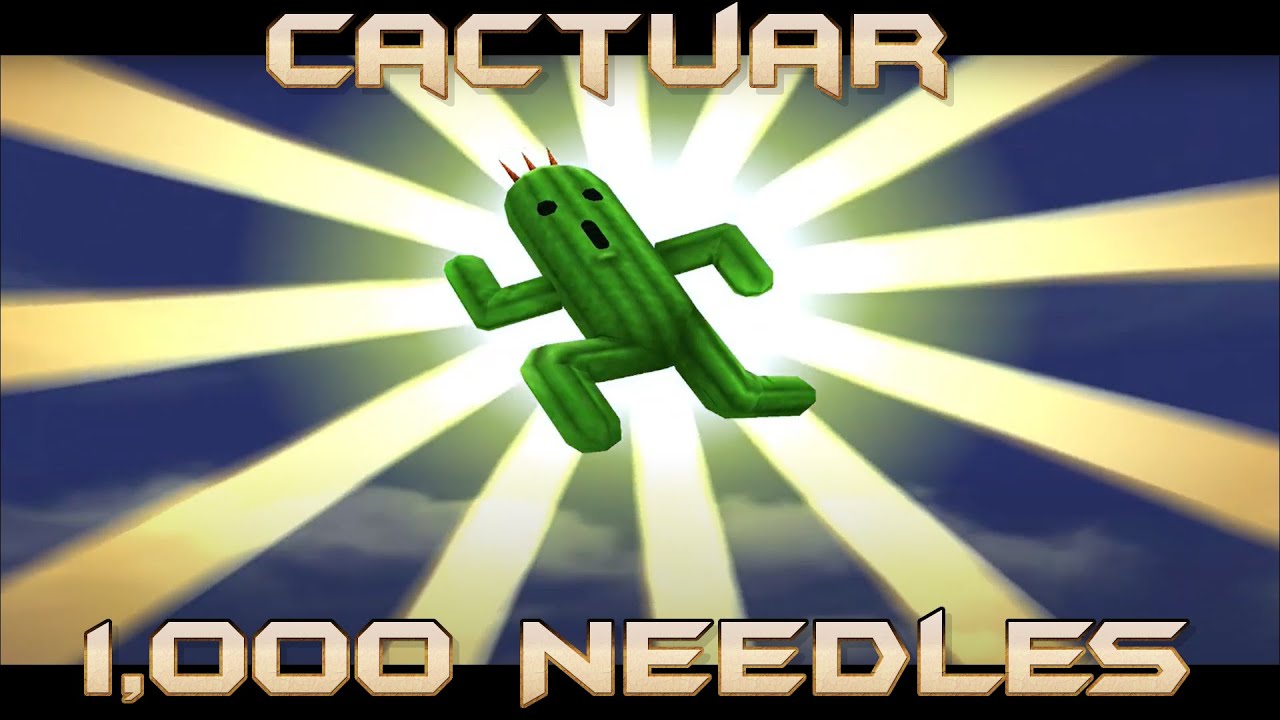 Final Fantasy VIII Guardian Force Summon - Cactuar - 1,000 Needles ...
