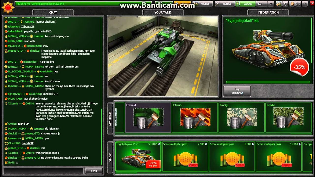 Tanki Online VULCAN M3+MAMONTH M3 . 35% SALE - YouTube